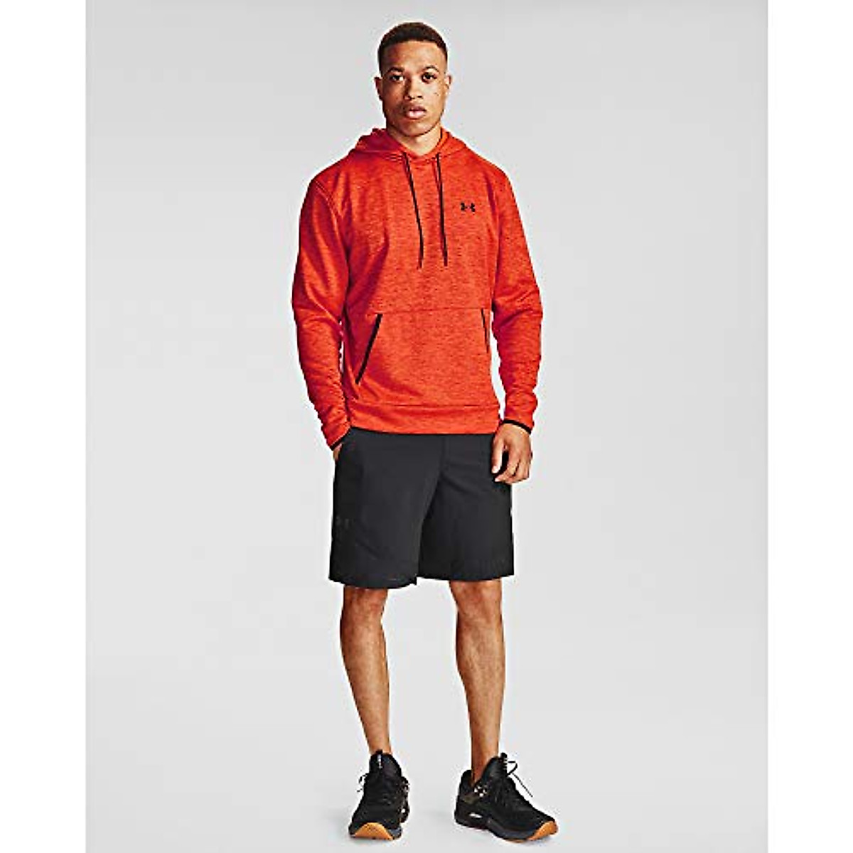 Under Armour Men's Rival Fleece Shorts, Black (001)/Onyx White, X-Small