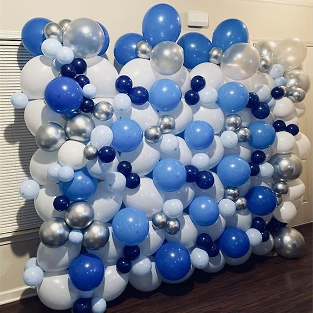 Light Blue Balloons 60pcs 5inch Small Sky Blue Latex Balloon for Balloon Garland Arch Mini 5'' Light Blue Round Balloons for Birthday Party Decoration DIY Gender Reveal Baby Shower