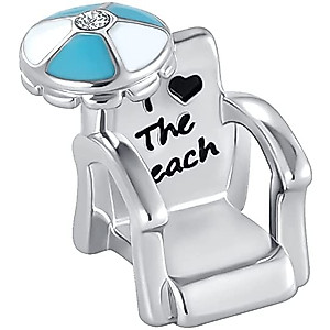MZC Jewelry Beach Chair Charm for Pandora Bracelets