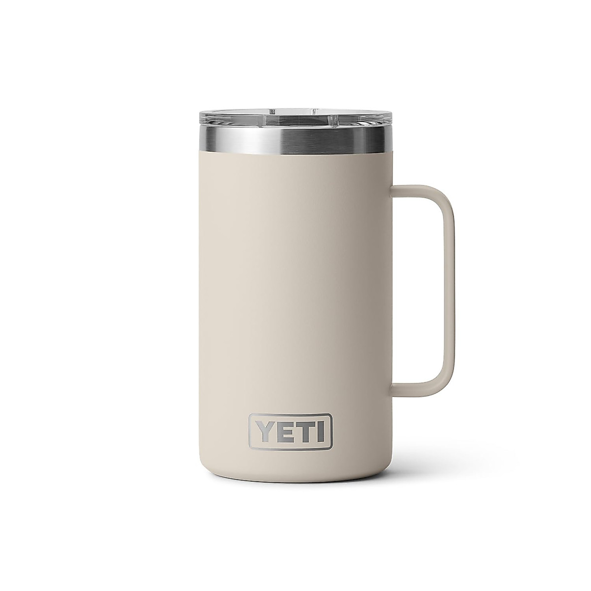 YETI Rambler 24 oz Mug, Vacuum Insulated, Stainless Steel with MagSlider Lid, Cape Taupe