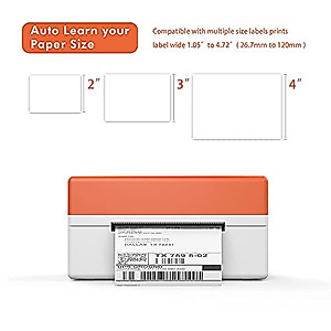 K COMER Shipping Label Printers High Speed 4x6 Commercial Direct Thermal Printer Labels Maker Machine for Shipment Package, Compatible with Amazon Ebay Shopify Etsy UPS on Windows/Mac/Linux