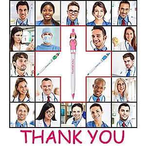 Sikao 36 Pack Thank You Nurse Pens Nursing Pens for Nurses, Nurse Week Gifts Nurse Appreciation Gifts for Medical Assistants Hospital Staff, NICU Gifts CNA Accessories for Work, Doctor Day Gifts Bulk