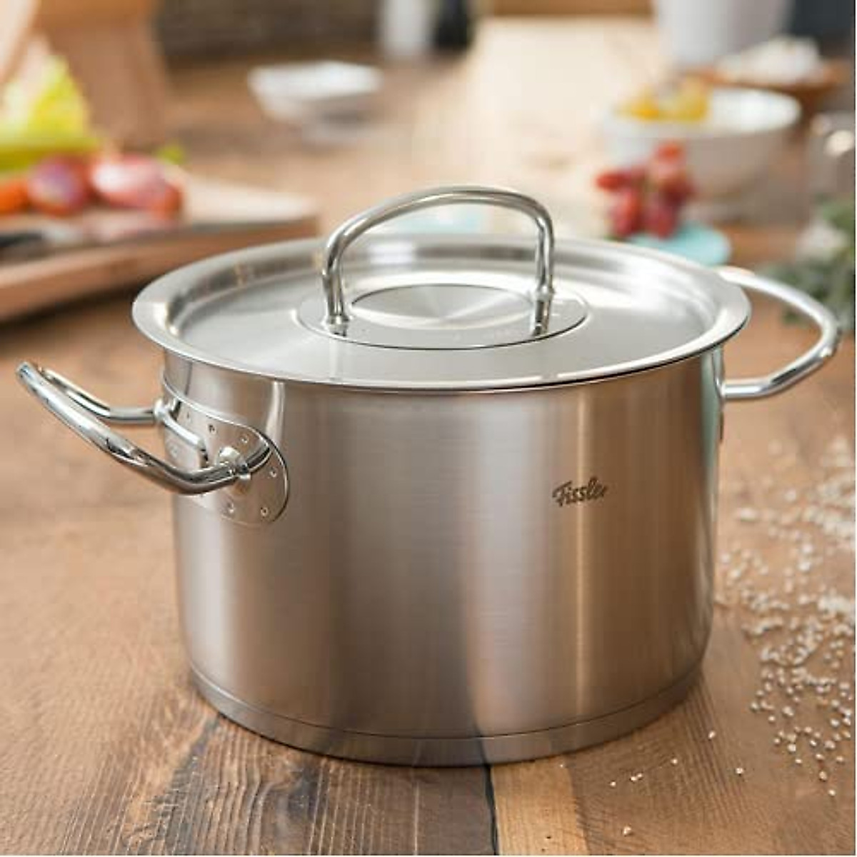 Fissler Original-Profi Collection 2019 Stainless Steel Tall Stock Pot, 5.5 Quart