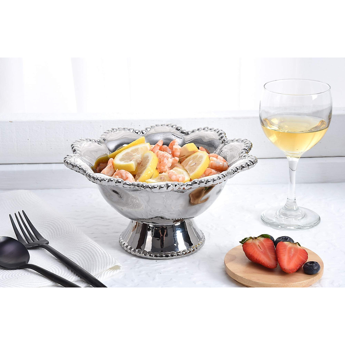 Pampa Bay Porcelain Verona Footed Bowl