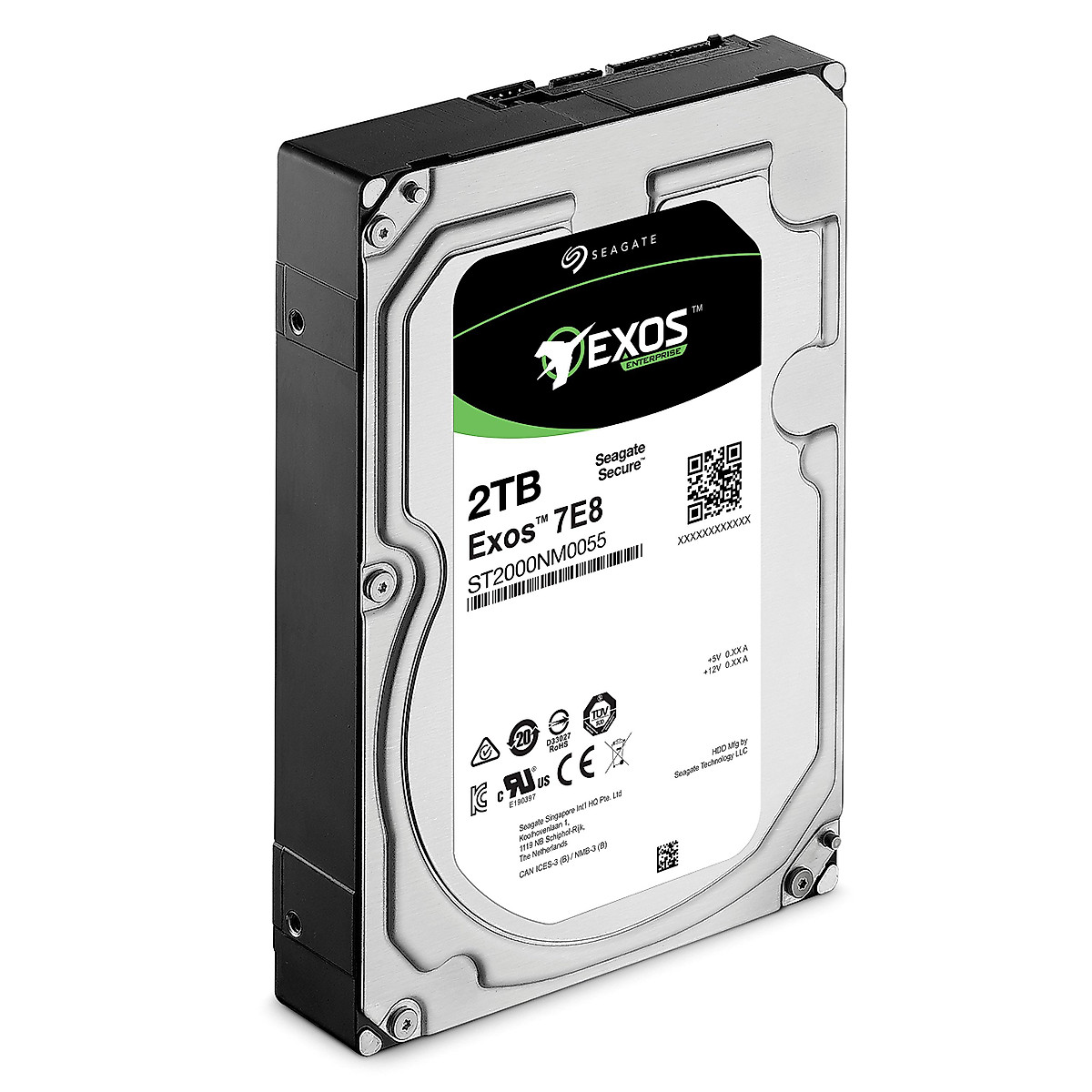 Seagate Enterprise 2TB HDD ST2000NM0055 2TB SATA III 6Gb/s 7200RPM 128MB 3.5" (Renewed)