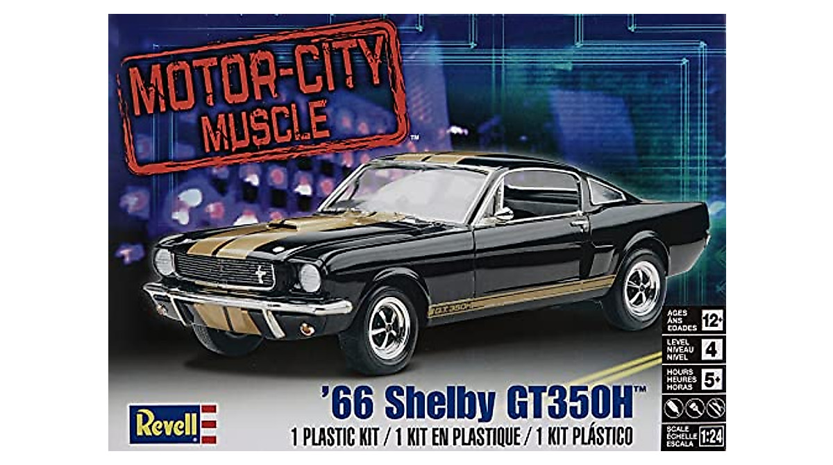 Revell 1:24 '66 Shelby Mustang GT350H Model Car Kit