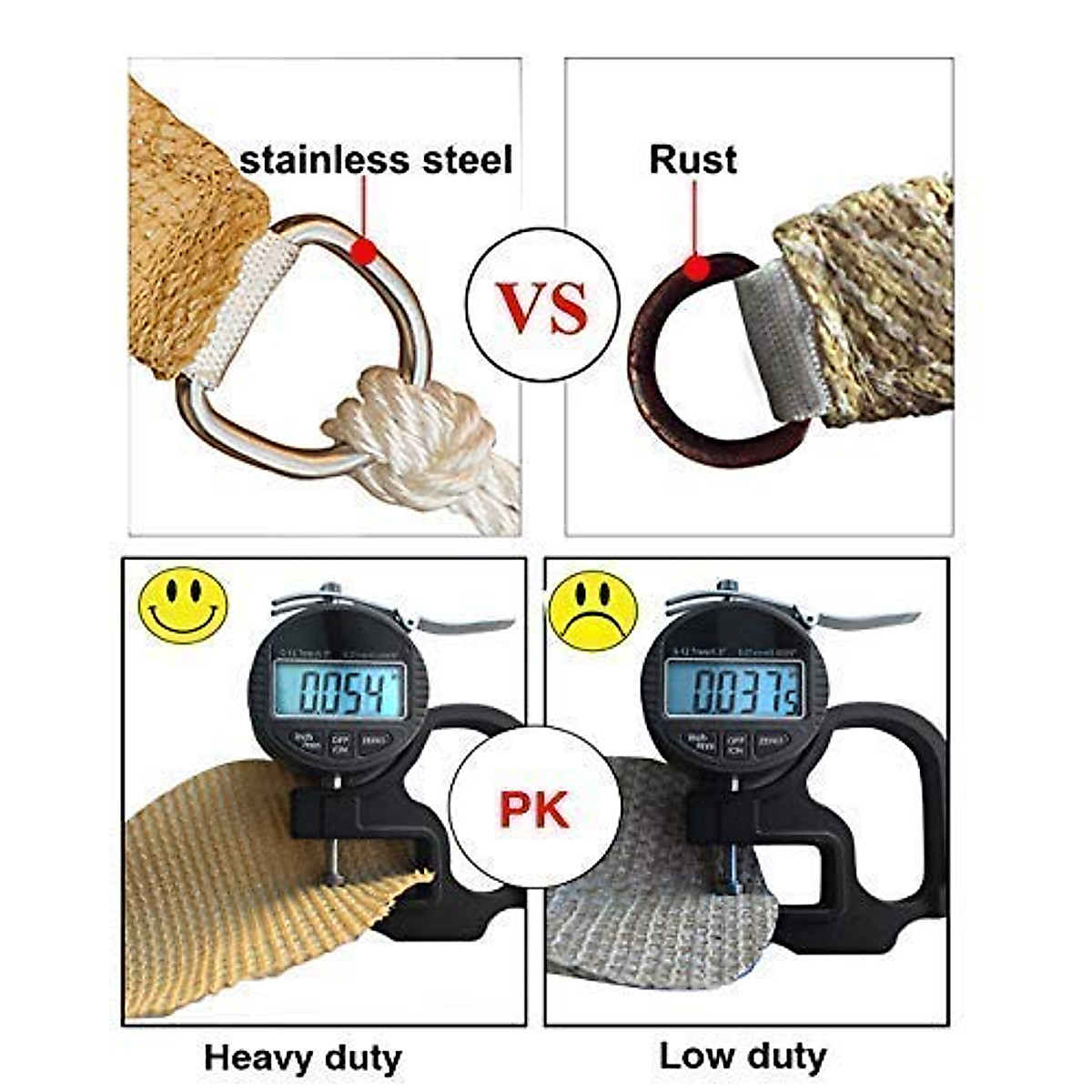 Rectangle Sun Shade Sail Canopy, 6' x 8' Patio Shade Cloth Outdoor Cover - Sunshade Fabric Awning Shelter for Pergola Backyard Garden Carport (Sand)