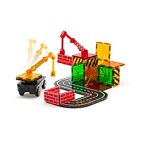 Magna-Tiles Builder Set, The Original Magnetic Building Tiles for Creative Open-Ended Play, Educational Toys for Children Ages 3 Years + (32 Pieces)