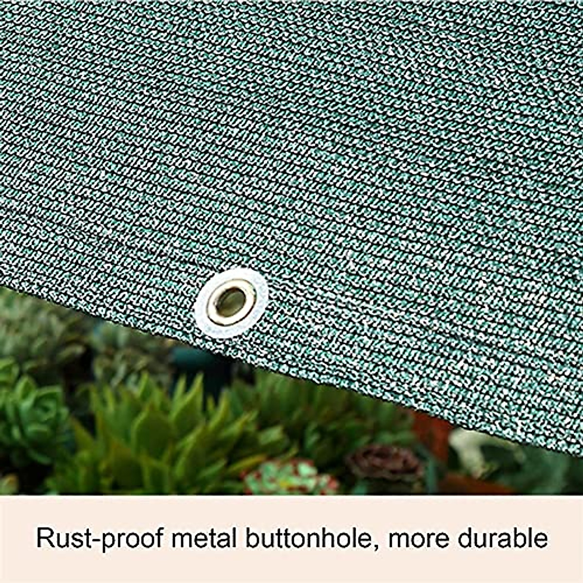 ALBN 75% Shade Netting Sunblock Shade Cloth Net Mesh Tarp HDPE UV-Resistant Protection Plants Flowers Outdoor Shade Screen, with Rope (Color : Green, Size : 3x4m)