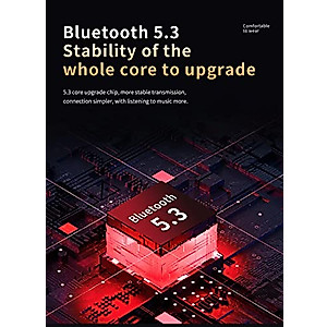 VOLT+ Plus TECH Wireless V5.3 LED Pro Earbuds Compatible with Apple iPhone 14/14 Pro/14 Pro Max/14 Mini IPX3 Water & Sweatproof/Noise Reduction & Quad Mic(Black)