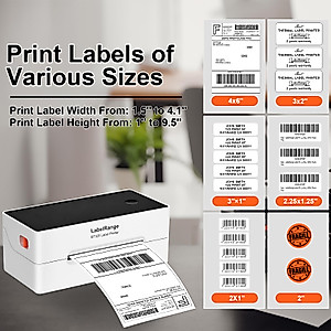 LabelRange LP320 Label Printer – High Speed 4x6 Shipping Label Printer, Windows, Mac, Linux and Chrome OS Compatible, Direct Thermal Printer Supports Shipping, Barcode, Household Labels and More