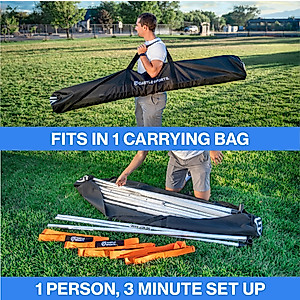 9 Square Castle Squares - Aluminum Height Adjustable Waterproof Game Set for Indoor/Outdoor Use