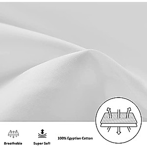 Hriksh Travel Pillow Case 12x18 Size Pack of 2 Pieces 100% Egyptian Cotton Zipper Closure 500 Thread Count Toddler Pillowcase Fits Up to 12x18, 12x16 or 11x15 White