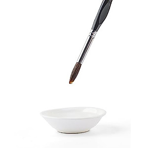 Transon 10pcs Miniature Model Natural Hair Round Painting Brush Set for Warhammer 40k Detail Art Painting Watercolor Painting Acrylic Painting Gouache and Ink Painting