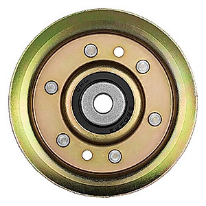 Idler Pulley Fit for Craftsman Mower - 532173437 Idler Pulley Bearings Fit for Craftsman LT1000 LT2000 Lawn Mower Tractor with 42" Deck, Replacement for 532131494 532173438 165888