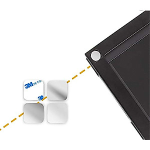 SideTrak Slide Metal Plates for Laptop - Add On/Replacement Plates Only - Compatible with SideTrak Portable Monitor - 2 Sets of Metal Plates (8 Plates Total)