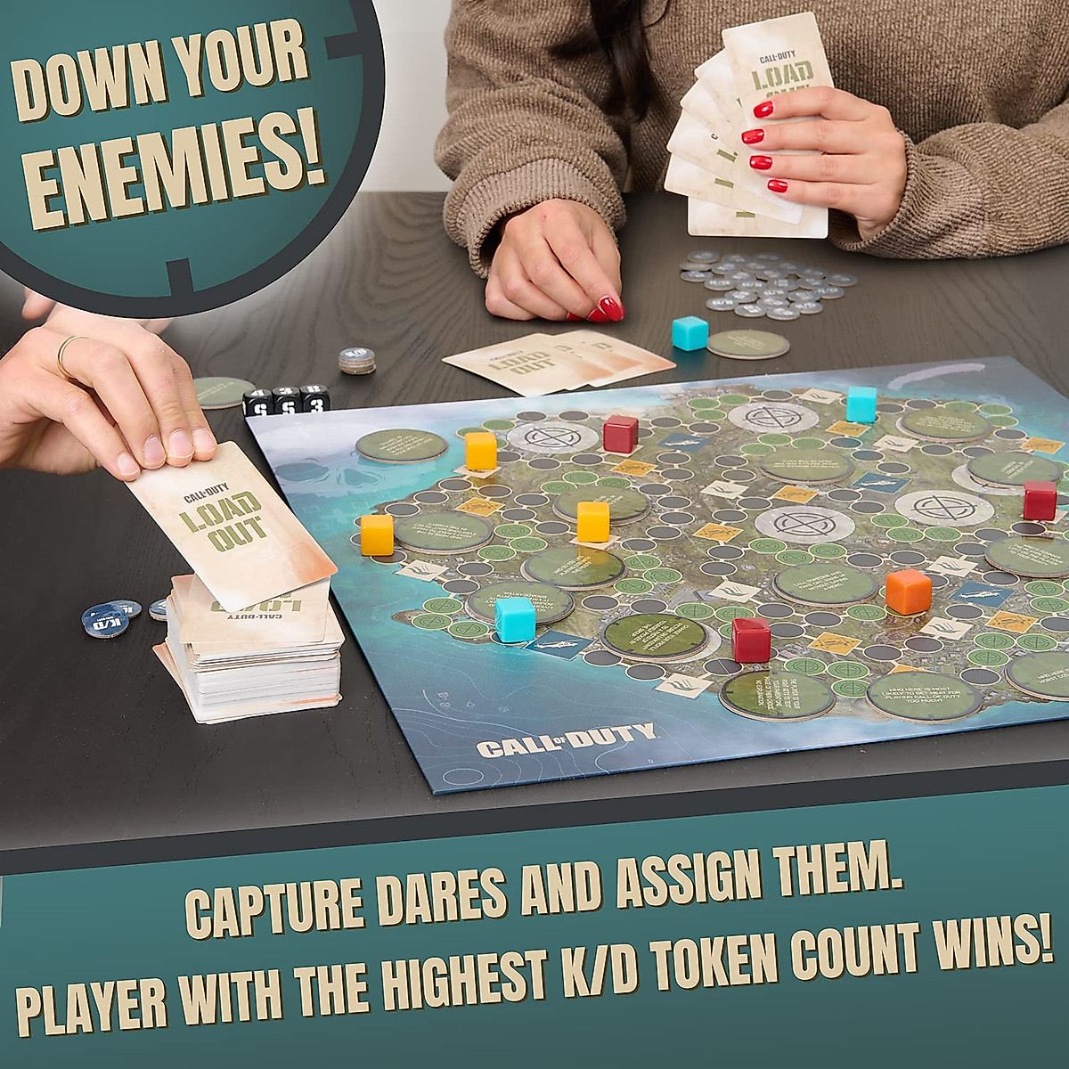 Call of Duty: K/D Party Game by Wilder – Board Games for Adults