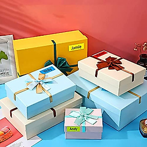 6 Pack Compatible Label Tape Replacement for Brother Ptouch Label Maker Tape 12mm 0.47 Laminated Tze Tape TZe231 131 431 531 631 731(White/Clear/Red/Blue/Yellow/Green) for PT-D210 H110 PTD200