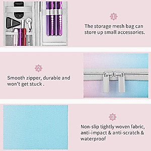 Yinke Case for Stethoscope 3M Littmann Classic III/Lightweight II S.E./Cardiology IV, Nurse Gift Hard Organizer Portable Carry Travel Cover Storage Bag(Gradient)