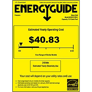 MAXX COLD MXSH5.2SHC S-Series Refrigeration Chest Freezer, White