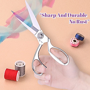 Handheld Sewing Machine, Hand held Sewing Device Heavy duty, Hand Sewing Machine Portable, Wooden Sewing Box with 153 Pcs Sewing Kit