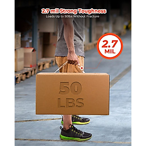 MUNBYN Packing Tape, Heavy Duty Shipping Tape with Total 360 Yards, 2.7mil, 1.88" *60 Yard(Per Rolls) Great for Shipping Packing Moving Mailing Office Storage, Clear Tape Refill for Dispenser