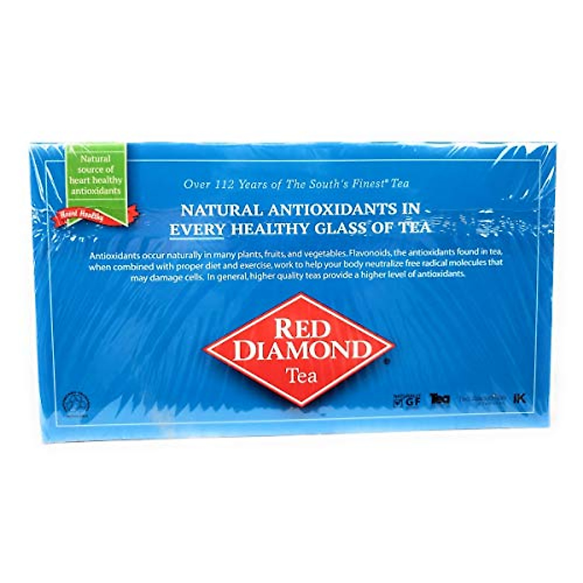 Red Diamond All Natural Iced Tea Bags Gallon Size, 12 Count (1)
