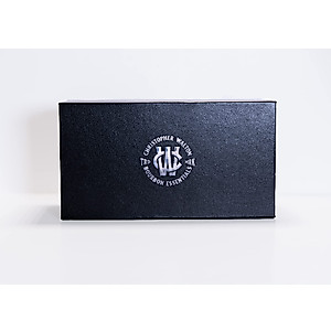 Christopher Walton The Admiral. Handmade Bourbon Rocks Glass, 9oz, Set of 2 in Gift Box