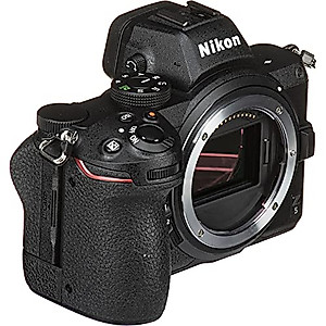 Nikon Z5 Mirrorless Digital Body Only CMOS Camera + Case, 128GB Additional Memory, LED Light, Cleaning Pen and More