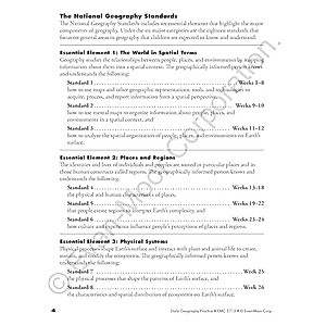 Evan-Moor Daily Geography Practice, Grade 6, Homeschooling and Classroom Resource Workbook, Reproducible Worksheets, Teaching Edition, Downloadable Maps, USA, World, Continents, Oceans, Countries