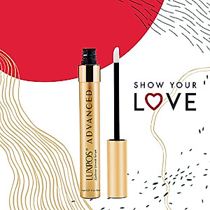 LUXROS Advanced Eyebrow Growth Serum: USA Made Eyebrow Serum for Strong Full Thick Eyebrows - See Results as Soon as 4 Weeks to 60 Days (5 ml)