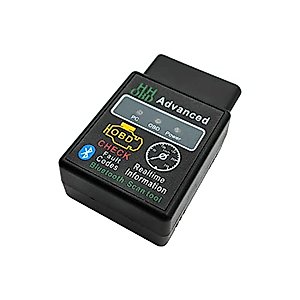 Car HH OBD Advanced OBD2 Bluetooth Scanner Read and Erase Car Fault Code Engine Light Scanner Code Reader for Andriod Pc iOS