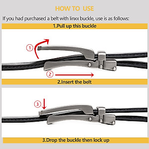 Founders & C Men's Leather Ratchet Comfort Click Belt Dress with Slide Buckle -Adjustable Trim to Fit (28"-42" Waist Adjustable, Matted Gun Buckle W Brown Leather)