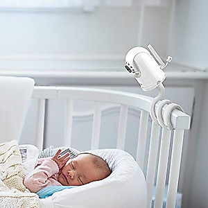 Aobelieve Flexible Mount for Infant Optics DXR-8 and DXR-8 Pro Baby Monitor,720p, White