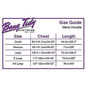 Bang Tidy Clothing Men's Life Is Going Downhill Fast Mountain Biking MTB Bike Hoodie Black L