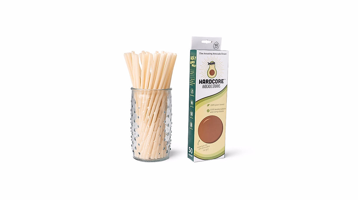 Hardcore Avocado Straws - Eco-Friendly & Biodegradable