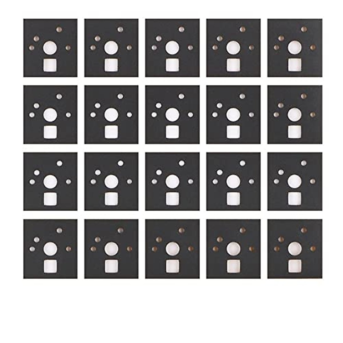 120 Pcs Mechanical Keyboard Switch Sticker Shaft Pads Dampener Foam Noise Sound Reduction Foam Stickers Insulation Film for Switch Stabilizer Noise for Gaming Keyboard (PORON)