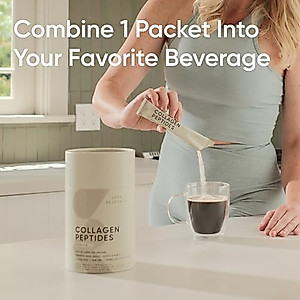 Sports Research® Collagen Peptides Packets (20 Count) - Hydrolyzed Type 1 & 3 Collagen Powder Protein Supplement for Healthy Skin, Nails, & Joints - Non-GMO & Gluten Free