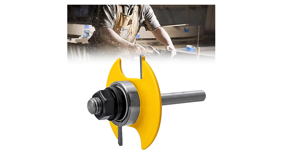 Mesee Biscuit Router Bit 1/4 Inch Shank for Strong Furniture Joints