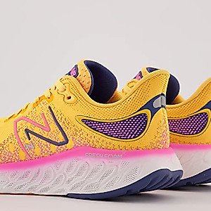 New Balance Women's Fresh Foam X 1080 V12 Running Shoe, Vibrant Apricot/Vibrant Pink/Night Sky, 8
