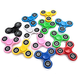 SCIONE Fidget Spinners, 25 Pack Birthday Party Gifts for Adults and Kids, Prize for Classroom, Valentine Party Favors for Kids, Stress Anxiety ADHD Relief Fidgets Toy, Finger Hand Spinner Toys