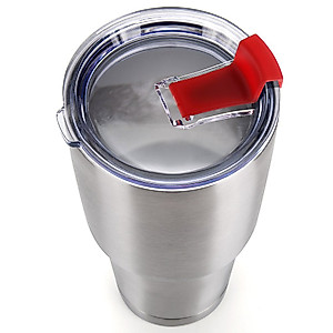 30 oz Tumbler Lids, Fits for YETI Rambler, Ozark Trail, Old Style Rtic (Launched before 2016) and More, SENHAI 3 Pack Spill-proof Splash Resistant Lids Covers for Tumblers Cups