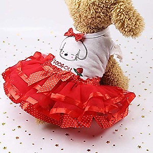 Puppy Outfits for Small Dogs Female Pet Cat Dress Fruit Princess Summer Breathable Dress Clothes Cat Sweater for Cats Coats