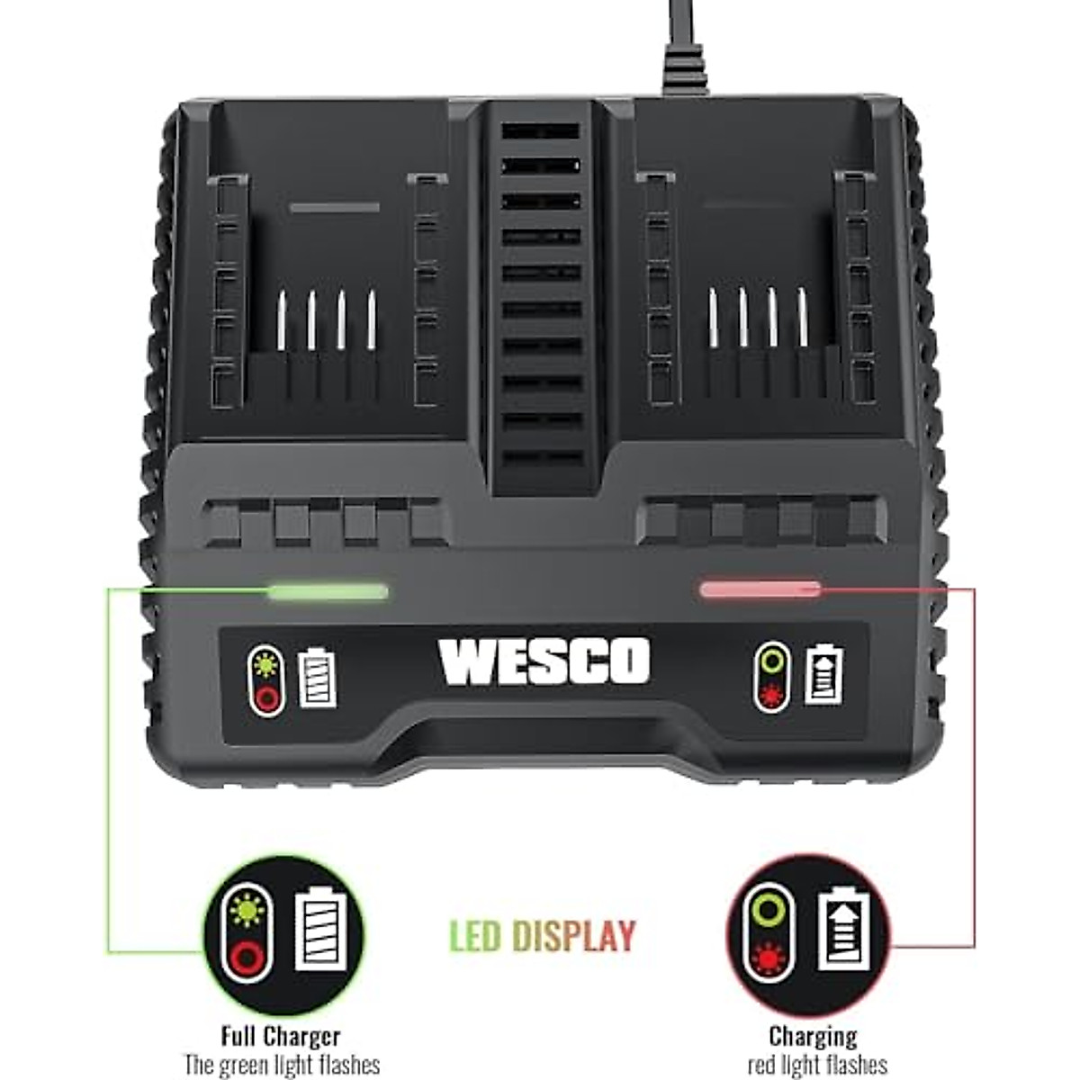 WESCO 20V Charger, WS9919