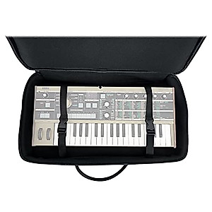 Rockville MCB22 Gig Bag Case 4 DJ/MIDI/Keyboard Controllers/Guitar Pedal Board,Black,23” x 12” x 4”