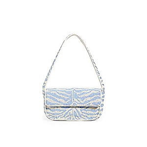 STAUD Women's Tommy Bag, Light Blue/Cream, One Size