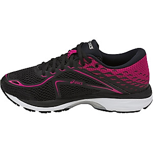 ASICS Women's Womens Gel-Cumulus 19 Athletic Shoe, Black/Silver/Ink Peacoat, 6 Medium US