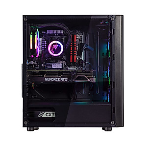 Velztorm Archux CTO Gaming Desktop PC Black (AMD Ryzen 7-5700X 8-Core, 16GB RAM, 1TB PCIe SSD + 3TB HDD (3.5), GeForce RTX 3090 24GB, 120mm AIO, RGB Fans, 750W PSU, Win 10 Pro) VELZ0001