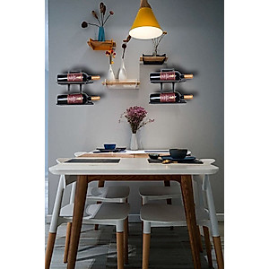 EKR Wine Glass Holder Under Cabinet Hanging Wine Rack Home Kitchen Storage Organizer Dining Wine Accessories (Wine Rack)