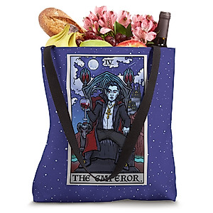 The Emperor Tarot Card Halloween Bram Stoker Count Dracula Tote Bag